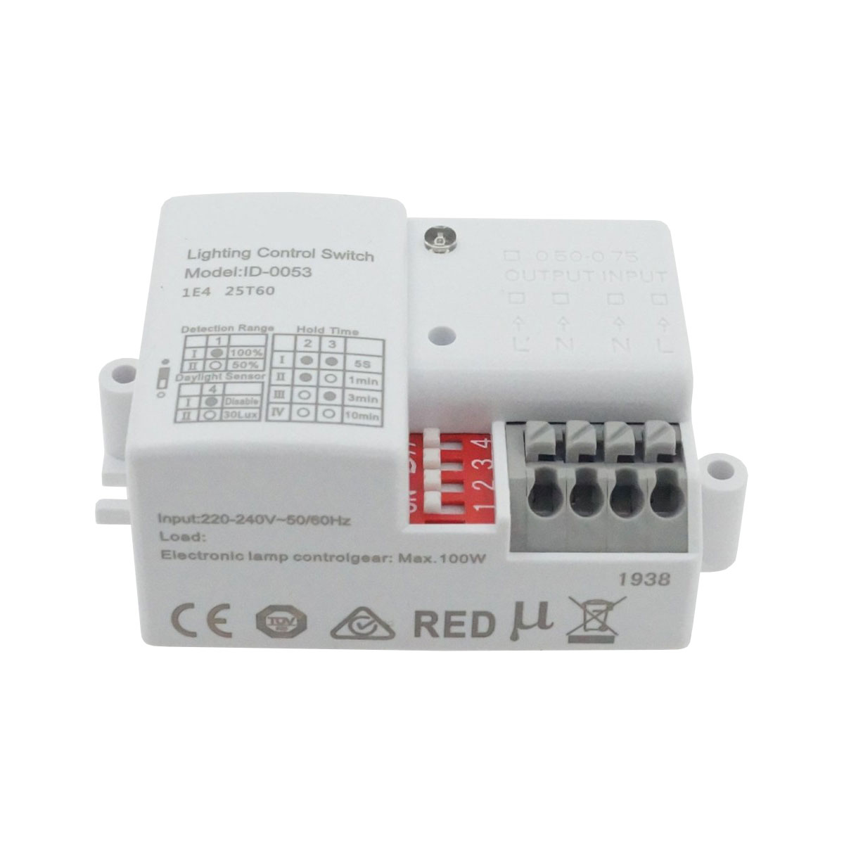 LED απλίκα ORI 12W φυσικό λευκό 4000K IP65 ανθρακί - METANOR Φωτισμός